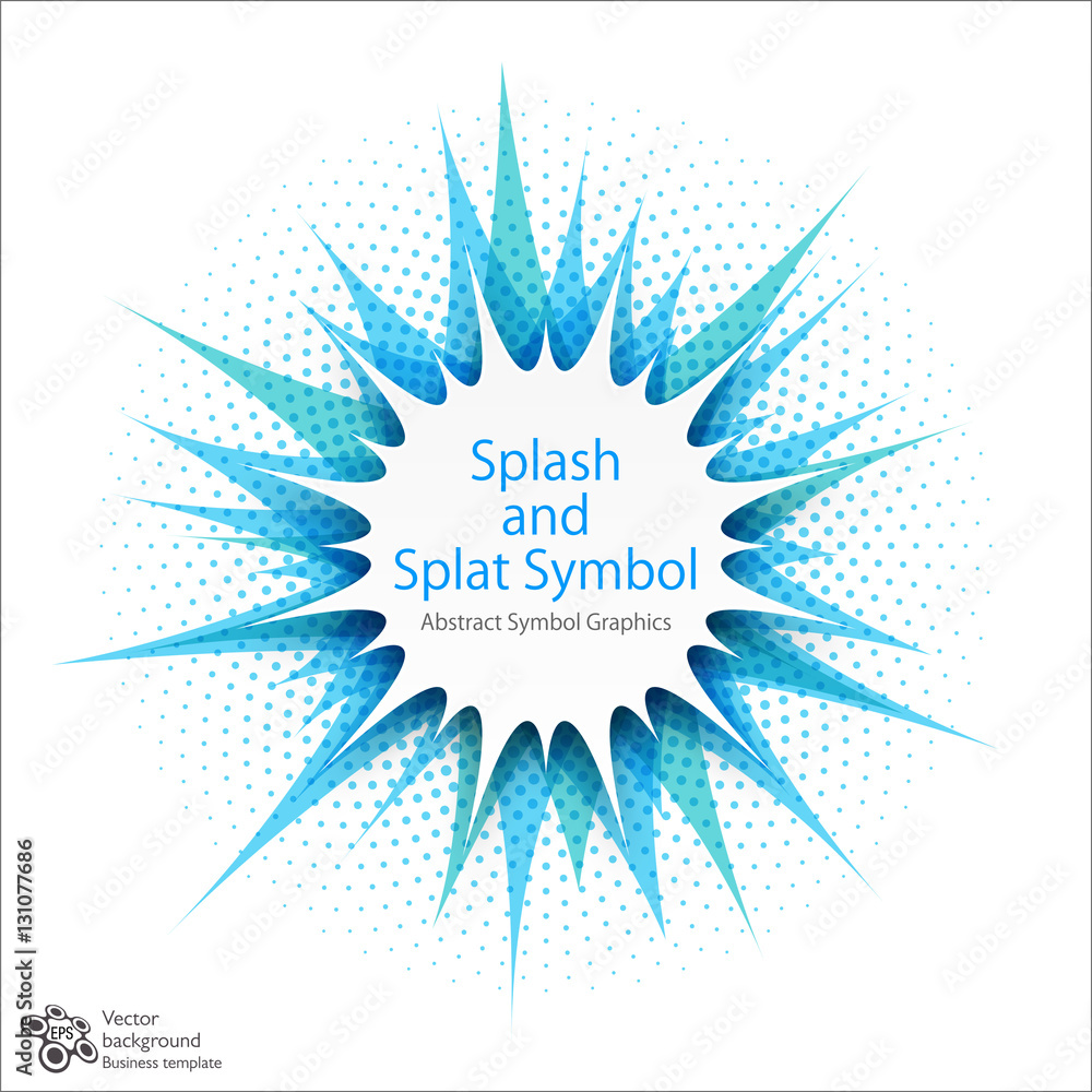 Splash and Splat Symbol #Vector Graphics Stock Vector | Adobe Stock