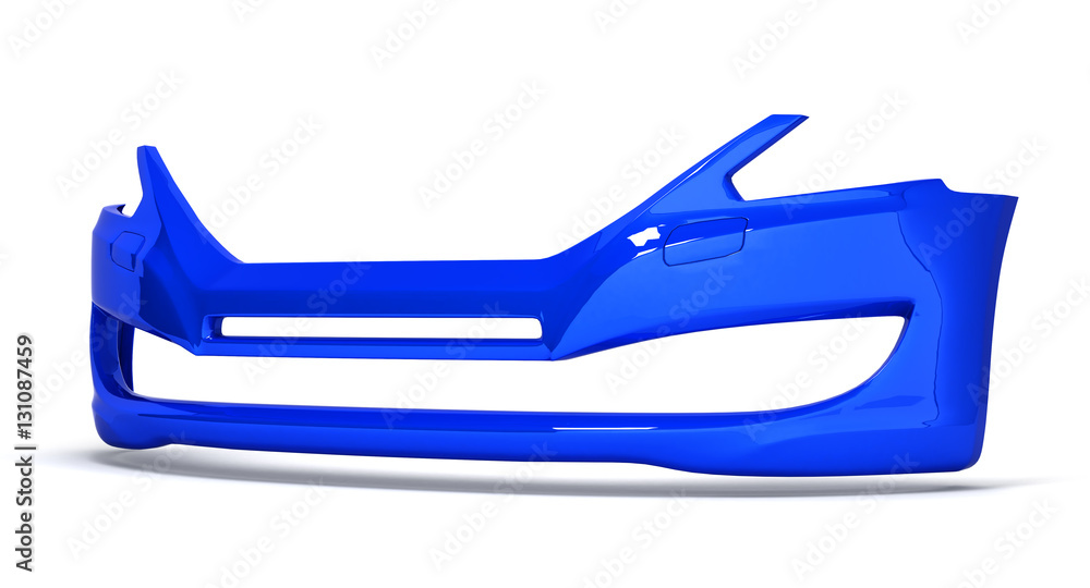 front bumper of the car on a white background 3d Stock Illustration ...