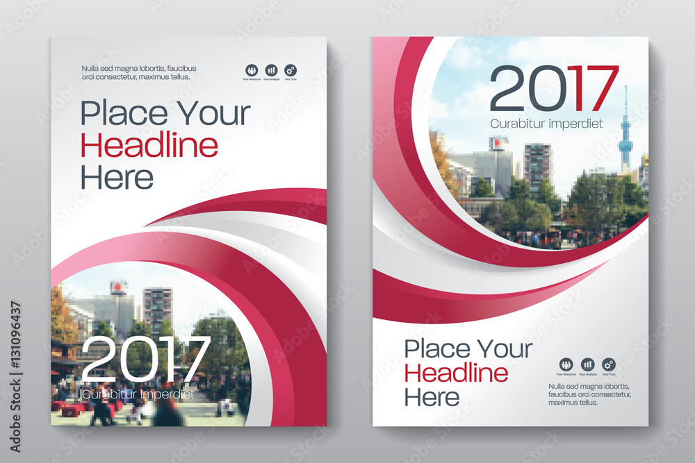 Red Color Scheme with City Background Business Book Cover Design ...