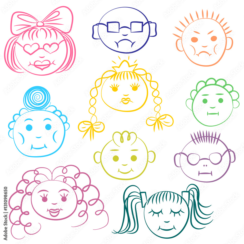 Funny Drawings Of Faces