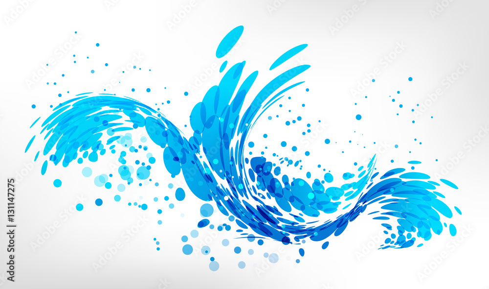 Splash water Stock Vector | Adobe Stock