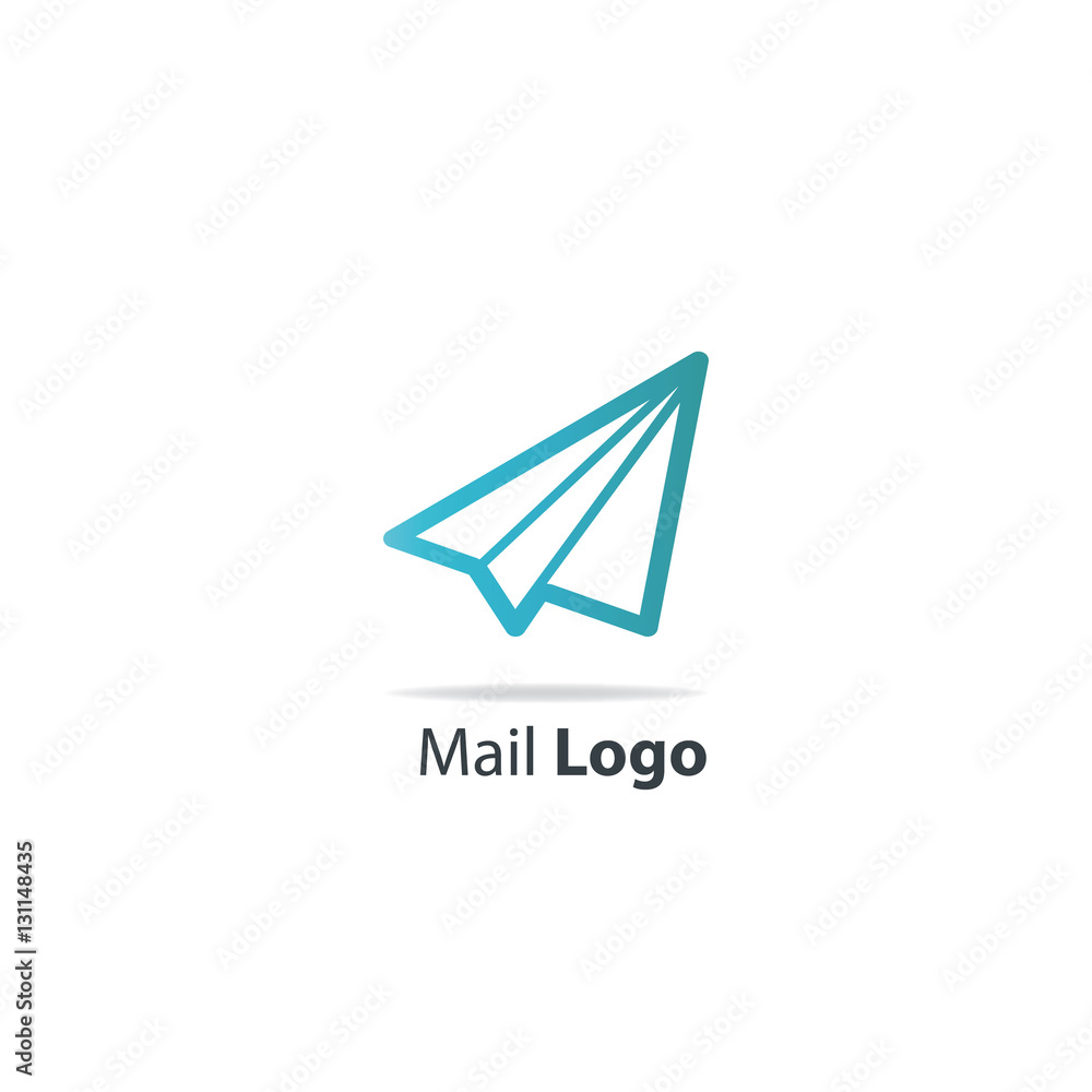 Mail Logo Stock Vector | Adobe Stock