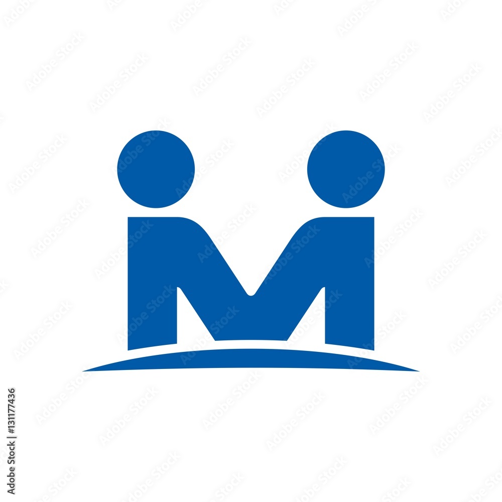 Logotype For Letter M Logo Vector Stock Vector Adobe Stock
