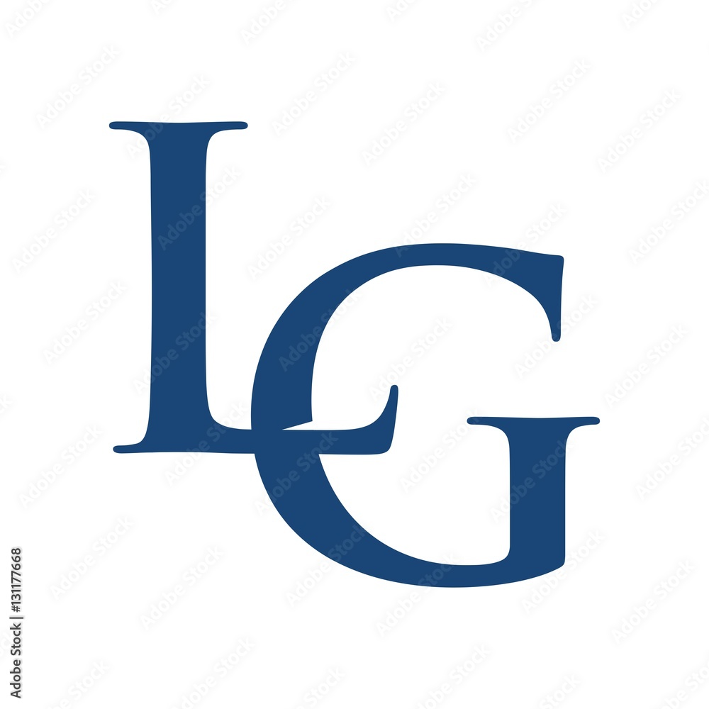 letter L and G logo vector Stock Vector | Adobe Stock