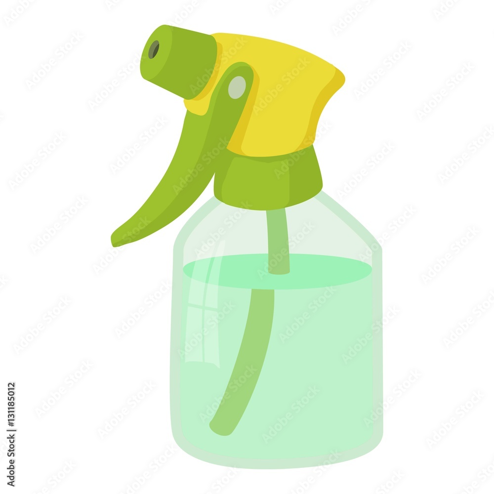 Sprayer bottle icon. Cartoon illustration of sprayer bottle vector icon ...