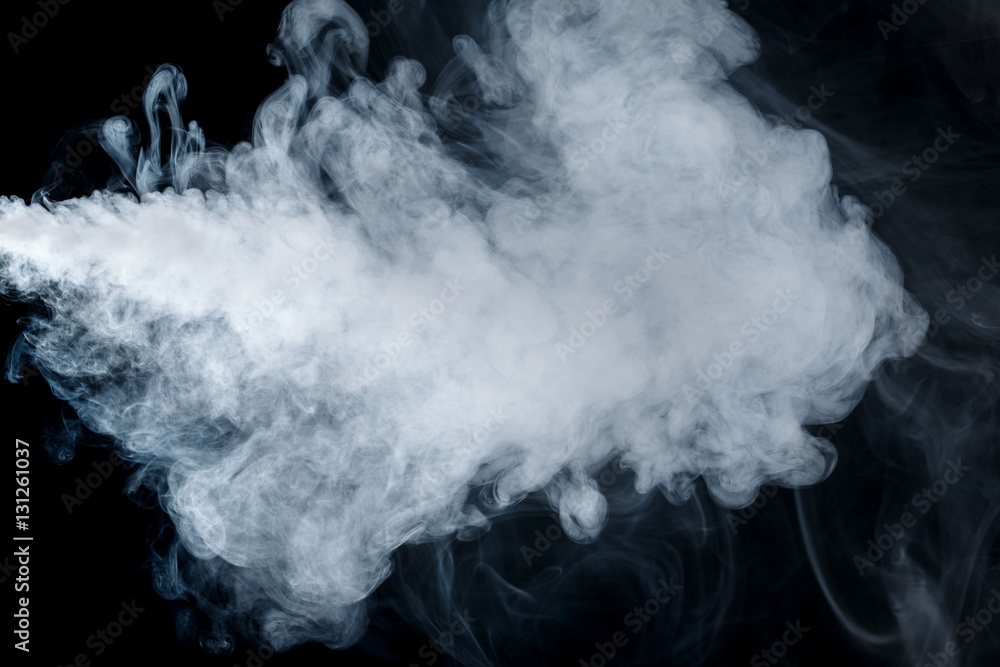 Abstract smoke Weipa. Personal vaporizers fragrant steam. The concept ...