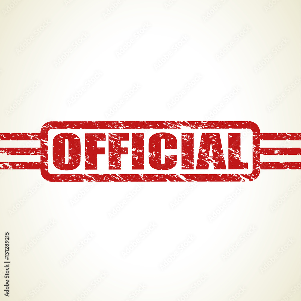 official stamp Stock Vector | Adobe Stock