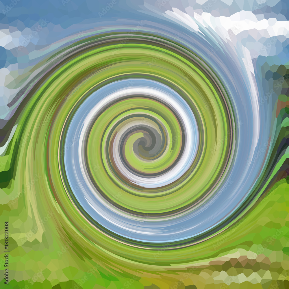 Swirls of digital paint suitable as background for projects Stock ...