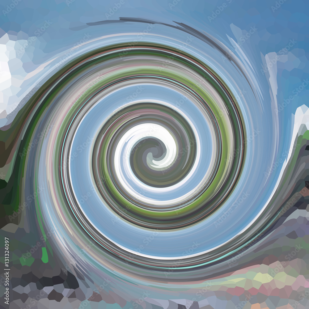 Swirls of digital paint suitable as background for projects Stock ...
