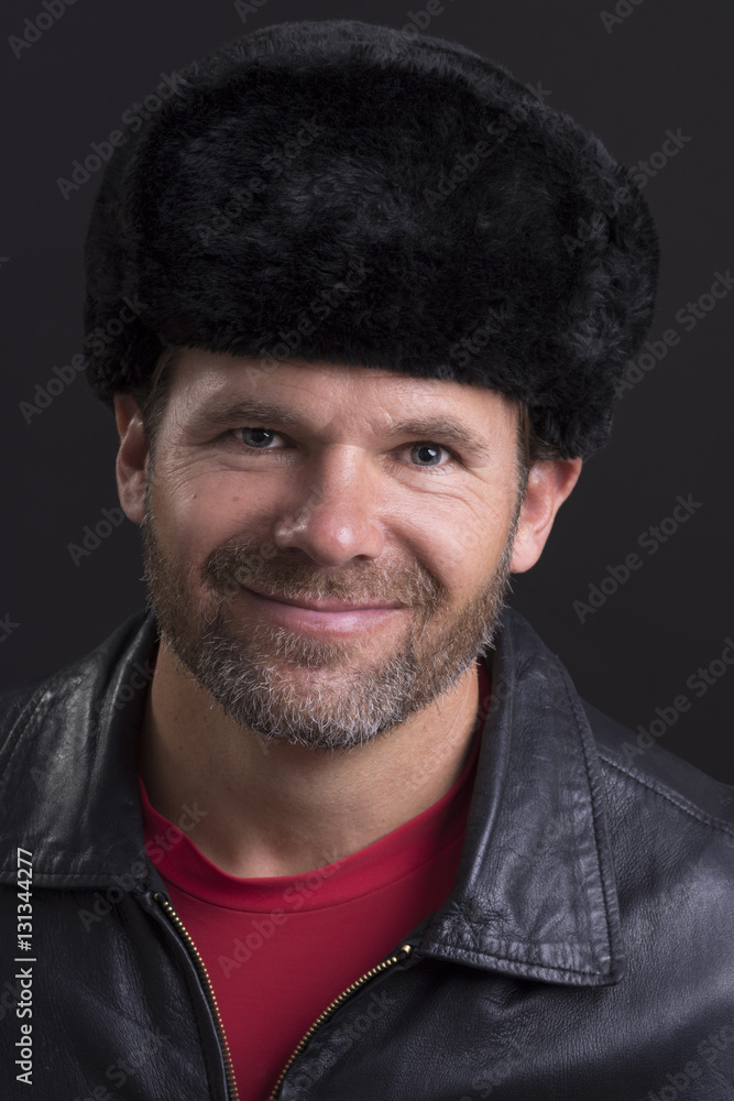 Handsome bearded Russian man Stock Photo | Adobe Stock