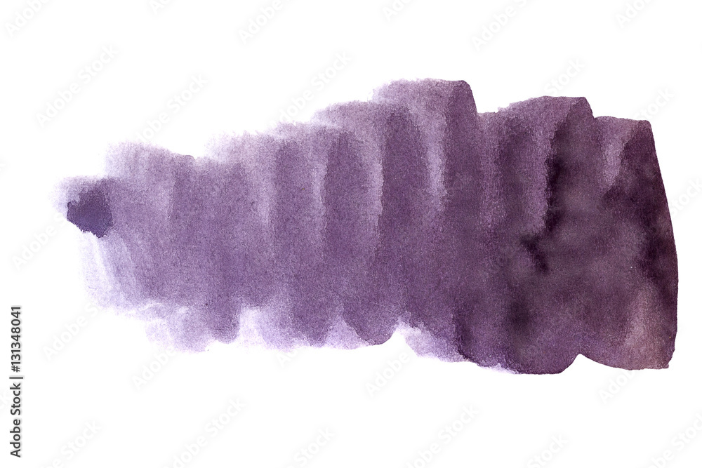 Purple watercolor background. The gradient transition of color from ...