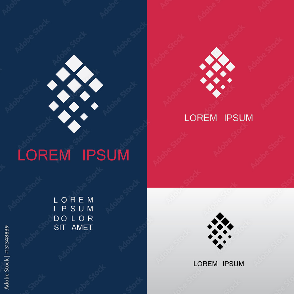 square solar technology logo Stock Vector | Adobe Stock