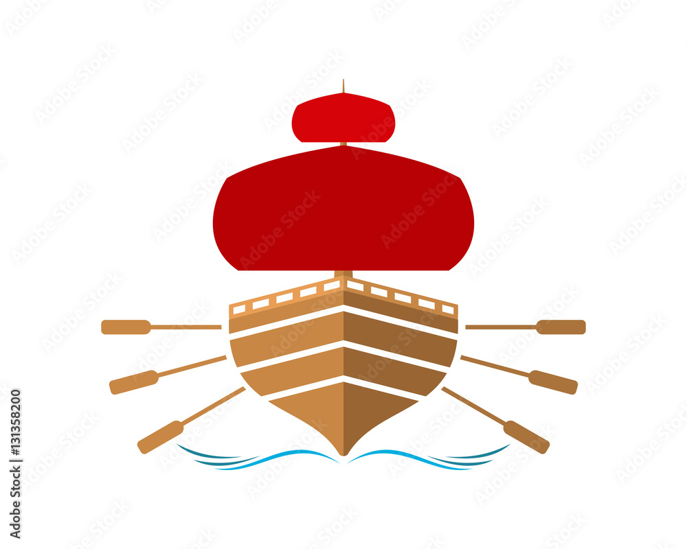 sail ship icon Stock Vector | Adobe Stock