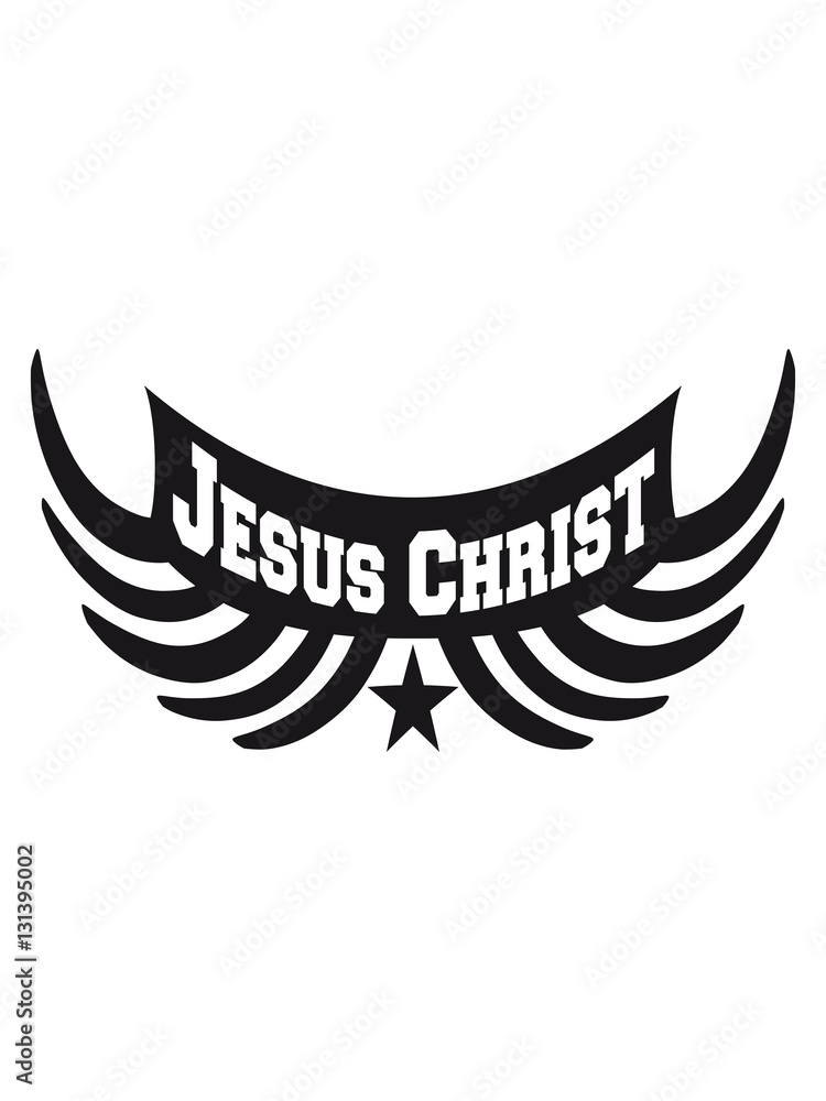 Wing jesus christ team crew friends spoof text dead cross cool design ...