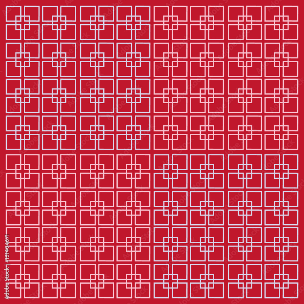 Vector square pink lines isolated on a raspberry pink background ...