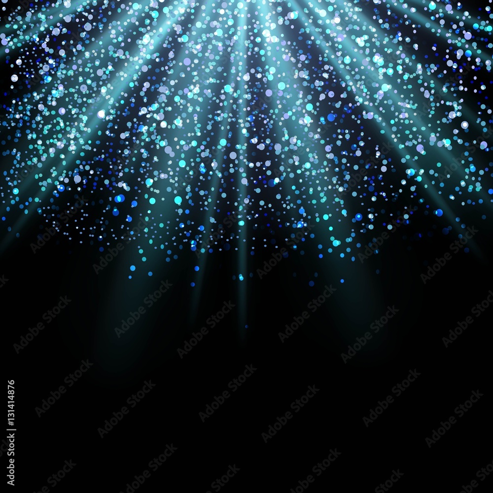 Glow light effect. Rays with sparkles. Glitter texture Stock Vector ...