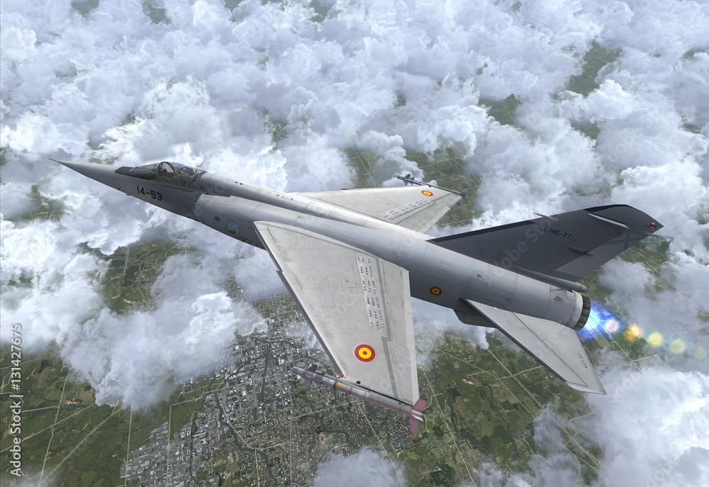 Dassault Mirage F1 C Stock Illustration | Adobe Stock