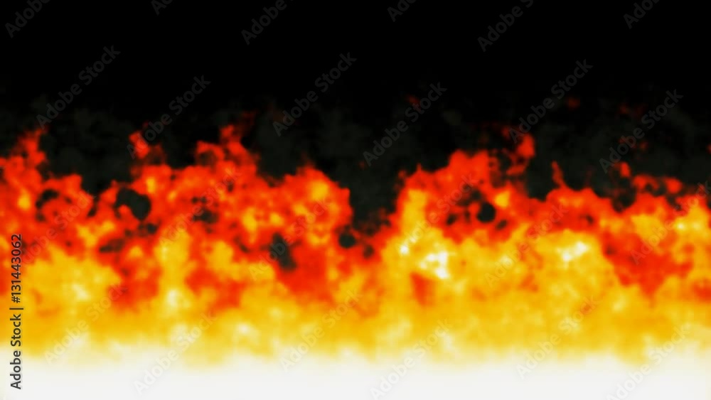 Fire Flames on a surface animation video graphics alpha channel ...