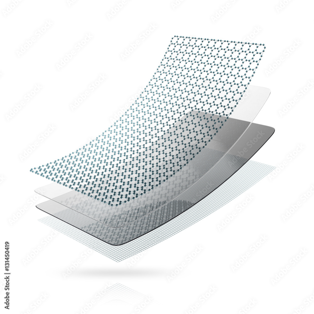 Concept of self-healing material. Stock-Illustration | Adobe Stock