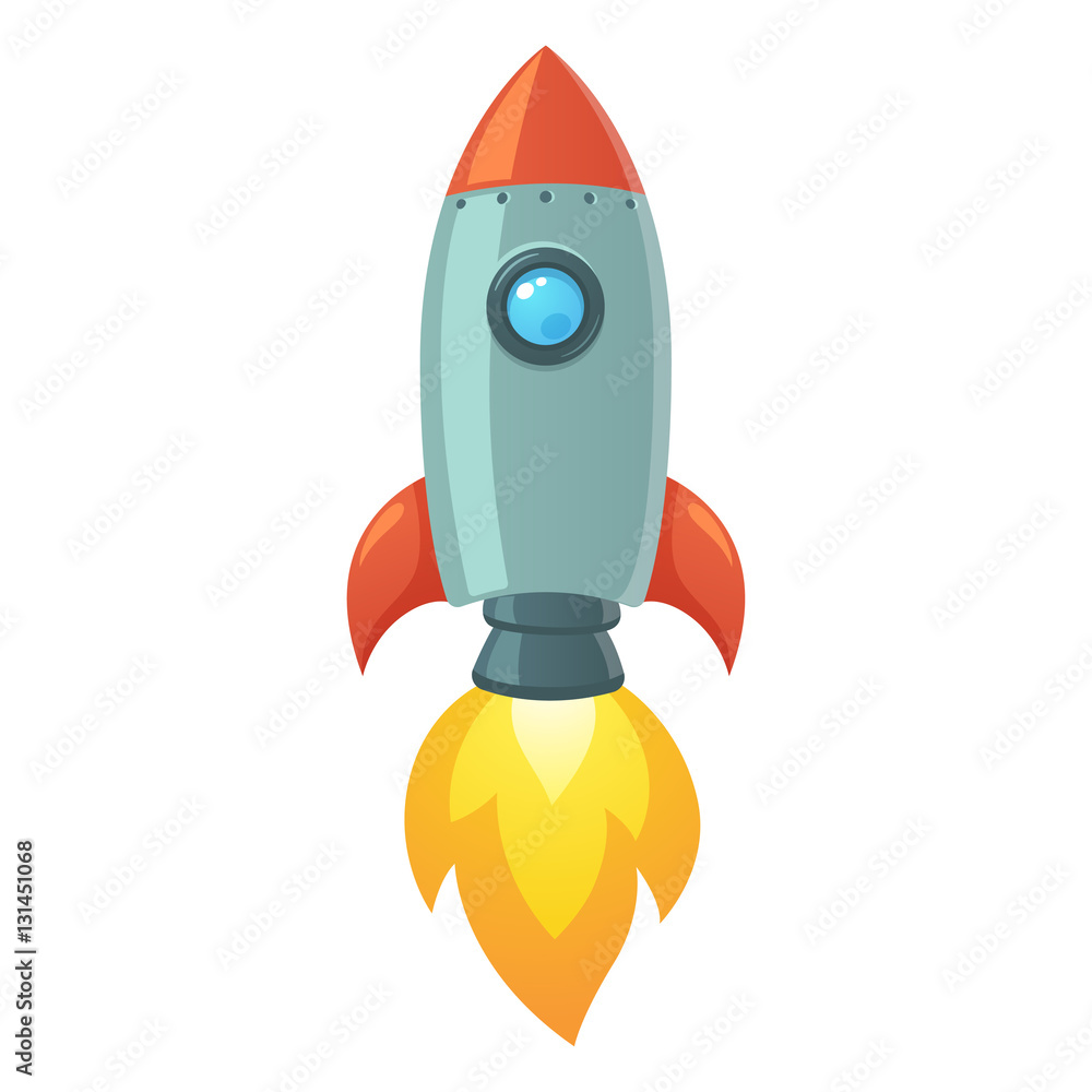 Rocket space ship Stock Vector | Adobe Stock