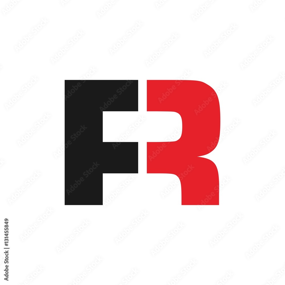 f and r Stock Vector | Adobe Stock