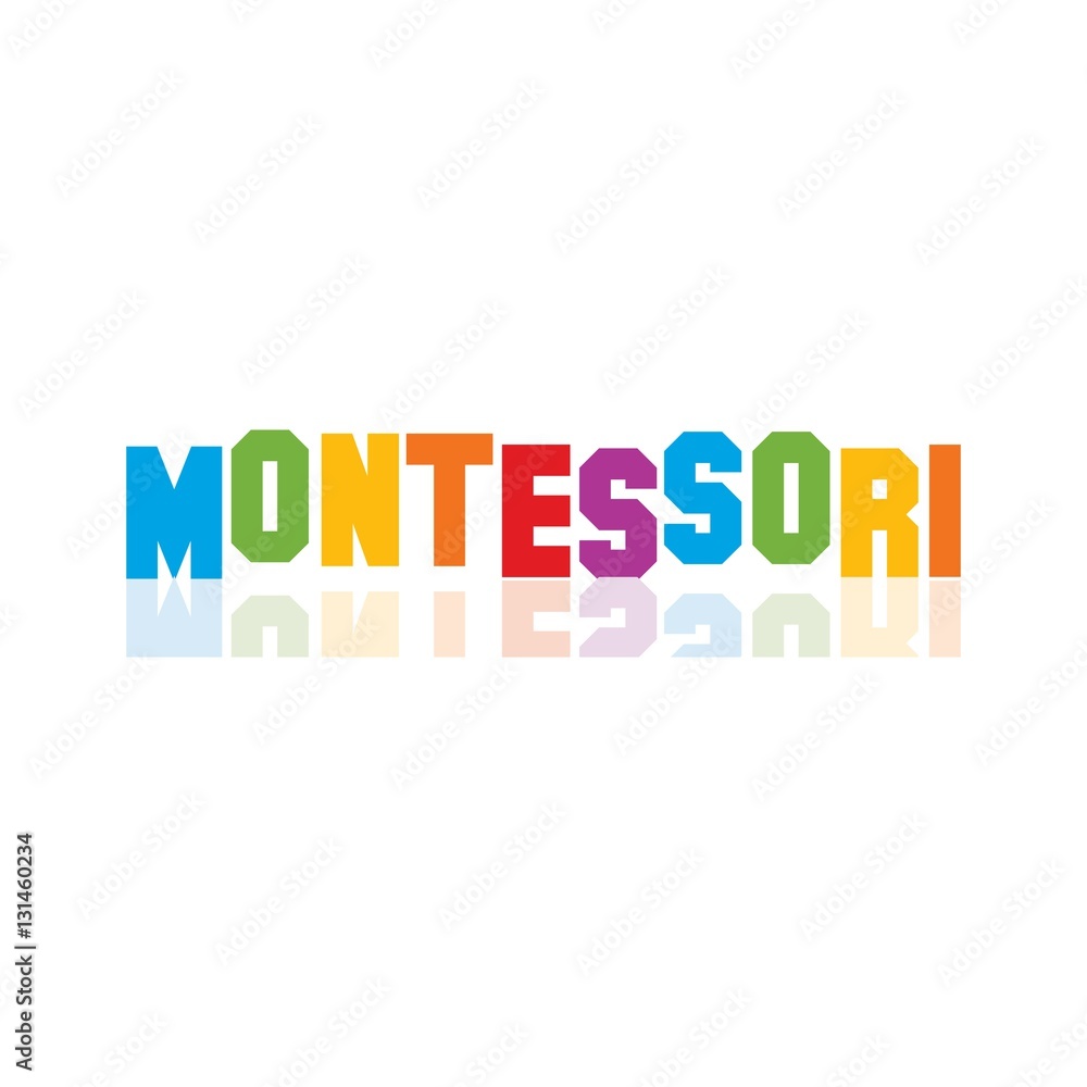 montessori logo vector. Stock Vector | Adobe Stock
