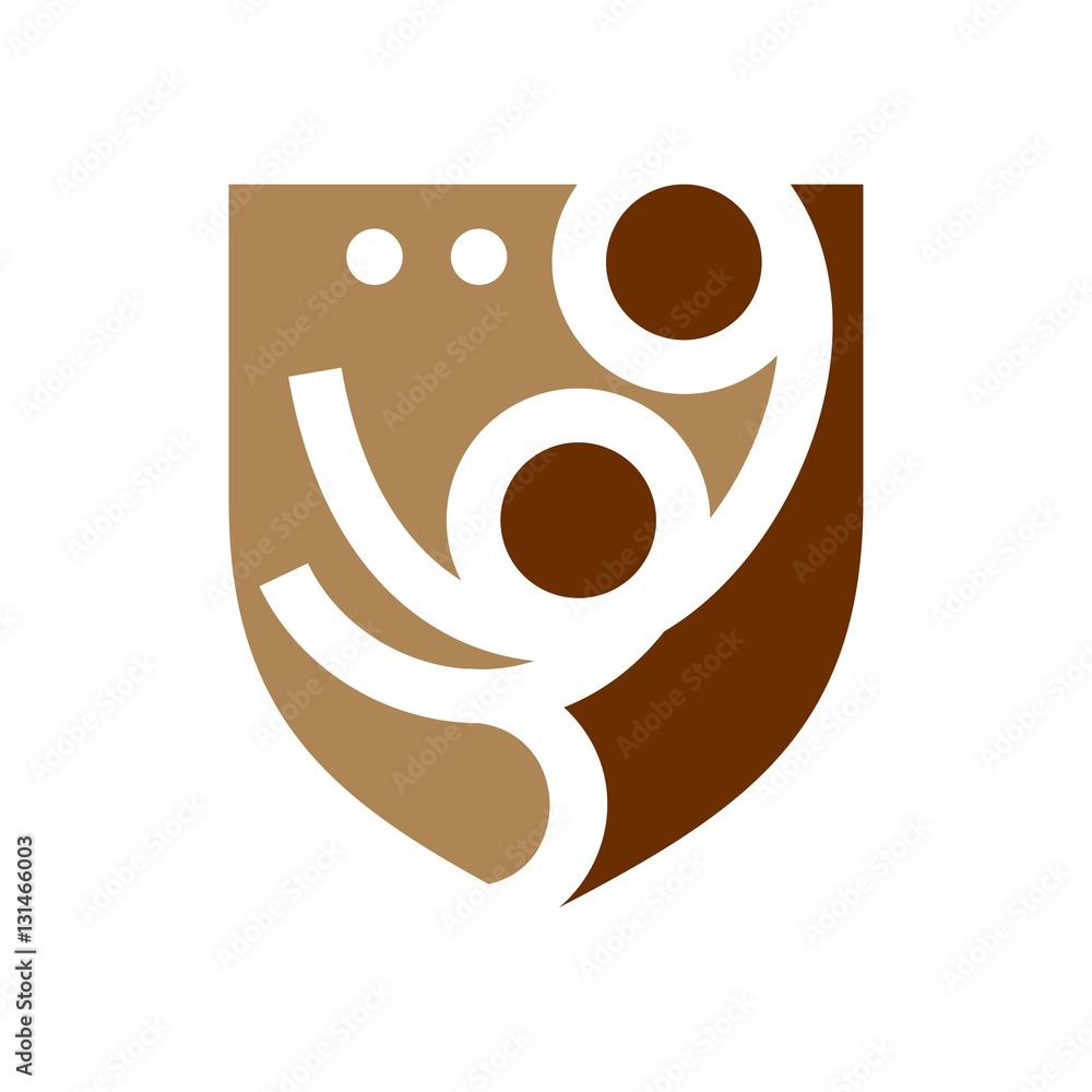 qatar arabic logo vector with shield. Stock Vector | Adobe Stock