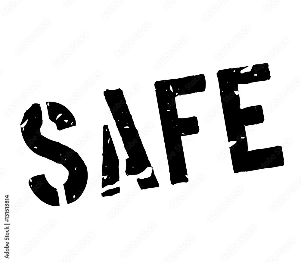 Safe rubber stamp Stock Vector | Adobe Stock