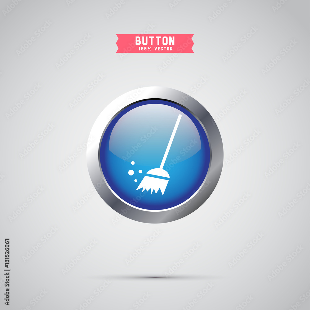 mop sign. icon design vector de Stock | Adobe Stock