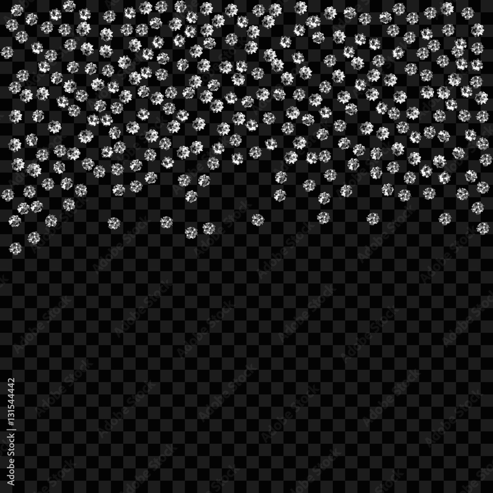 Silver Dots Background