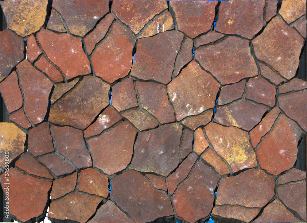 colored concrete paving slab with a beautiful high-quality texture ...