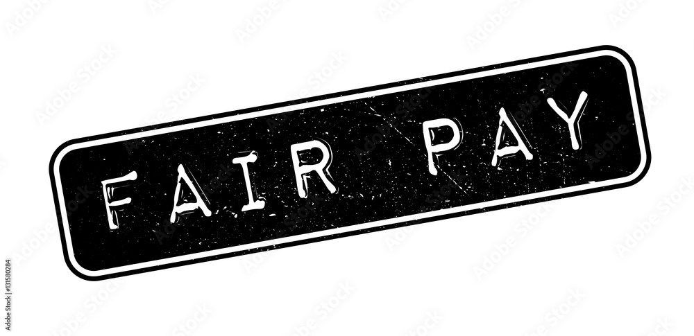 Fair Pay rubber stamp vector de Stock | Adobe Stock