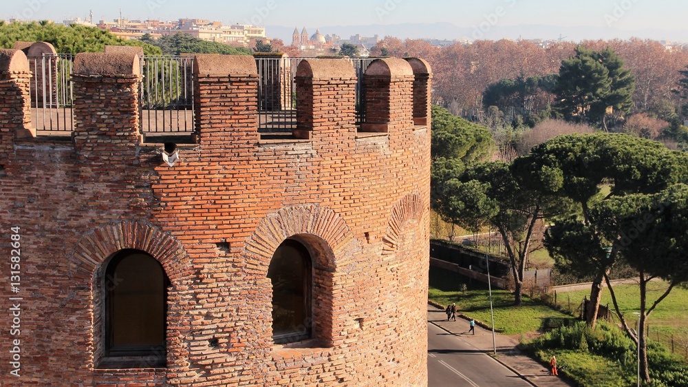 Foto Stock Porta San Sebastiano, Roma | Adobe Stock