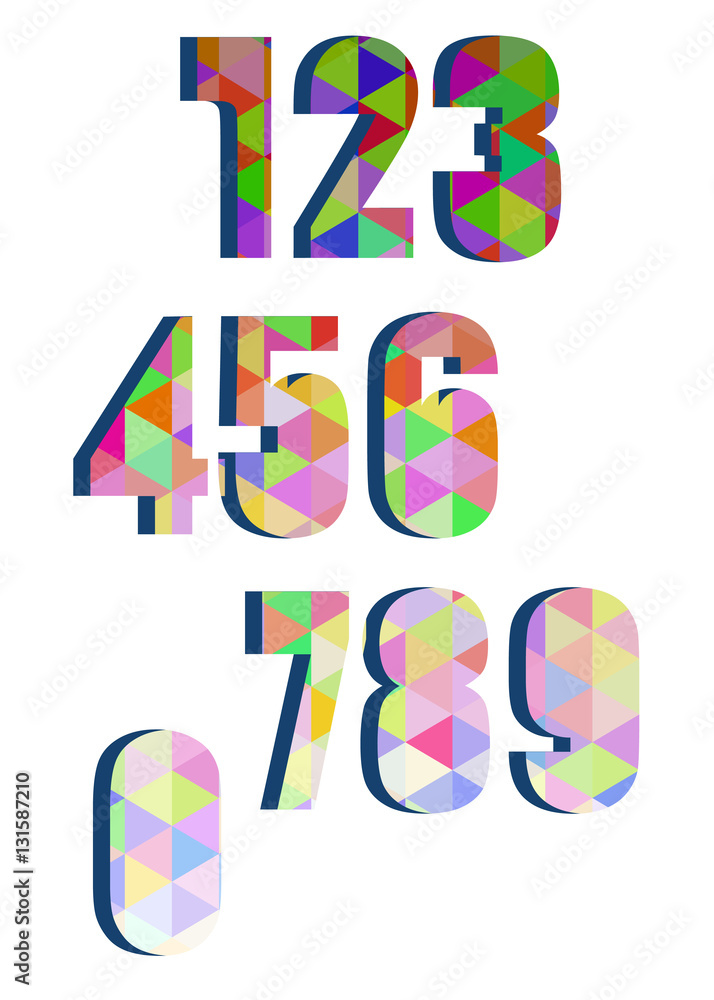 number vector design symbol numeral school sign Stock Vector | Adobe Stock