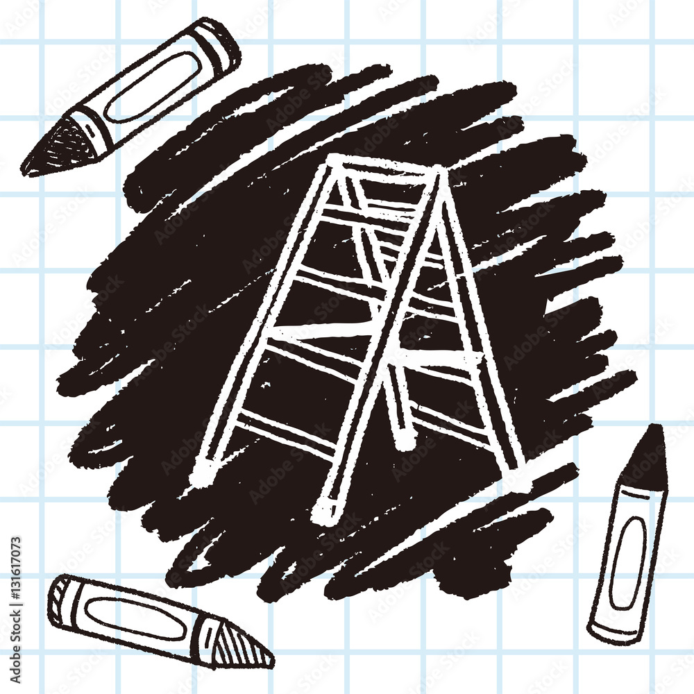 Ladder doodle Stock Vector | Adobe Stock