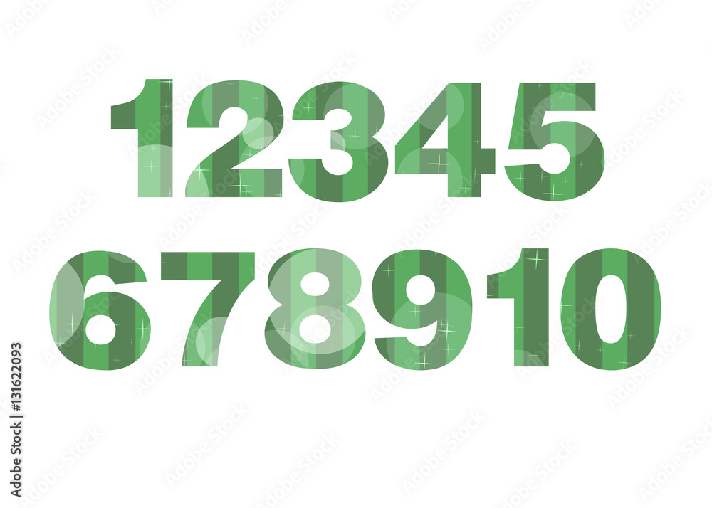 number vector design symbol numeral school sign Stock Vector | Adobe Stock