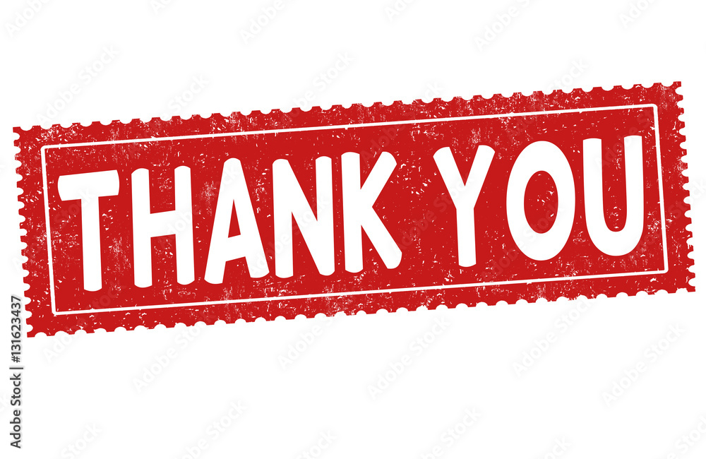 Thank you sign or stamp Stock Vector | Adobe Stock