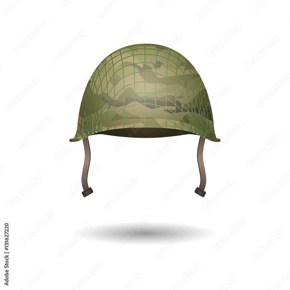 Design of military modern helmet with camouflage patterns. Stock Vector ...