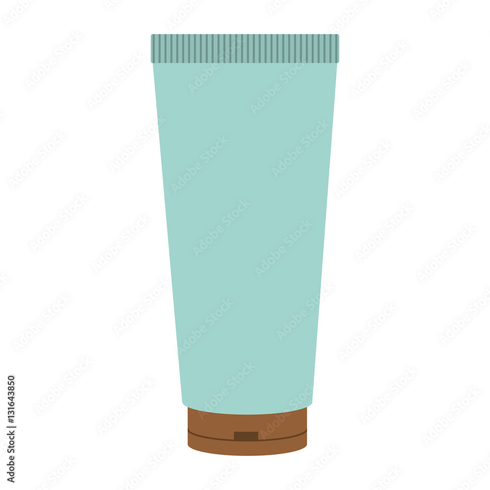 Body cream icon. Spa center healthy lifestyle and care theme. Isolated ...