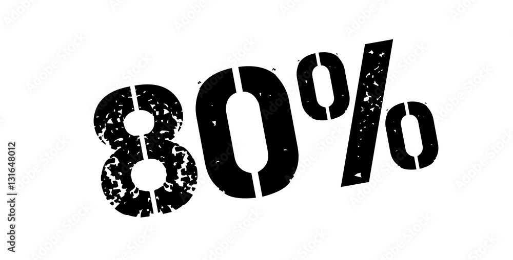 80 percent rubber stamp Stock-Vektorgrafik | Adobe Stock 80 percent rubber stamp Stock-Vektorgrafik | Adobe Stock