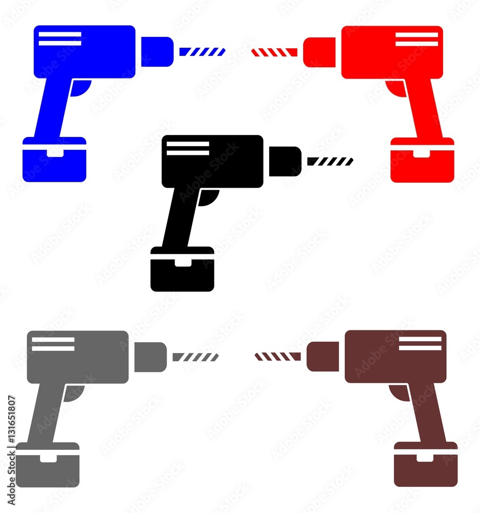 Drill symbol, icon Stock Vector | Adobe Stock