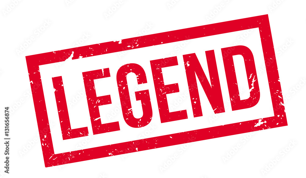 Legend rubber stamp Stock Vector | Adobe Stock
