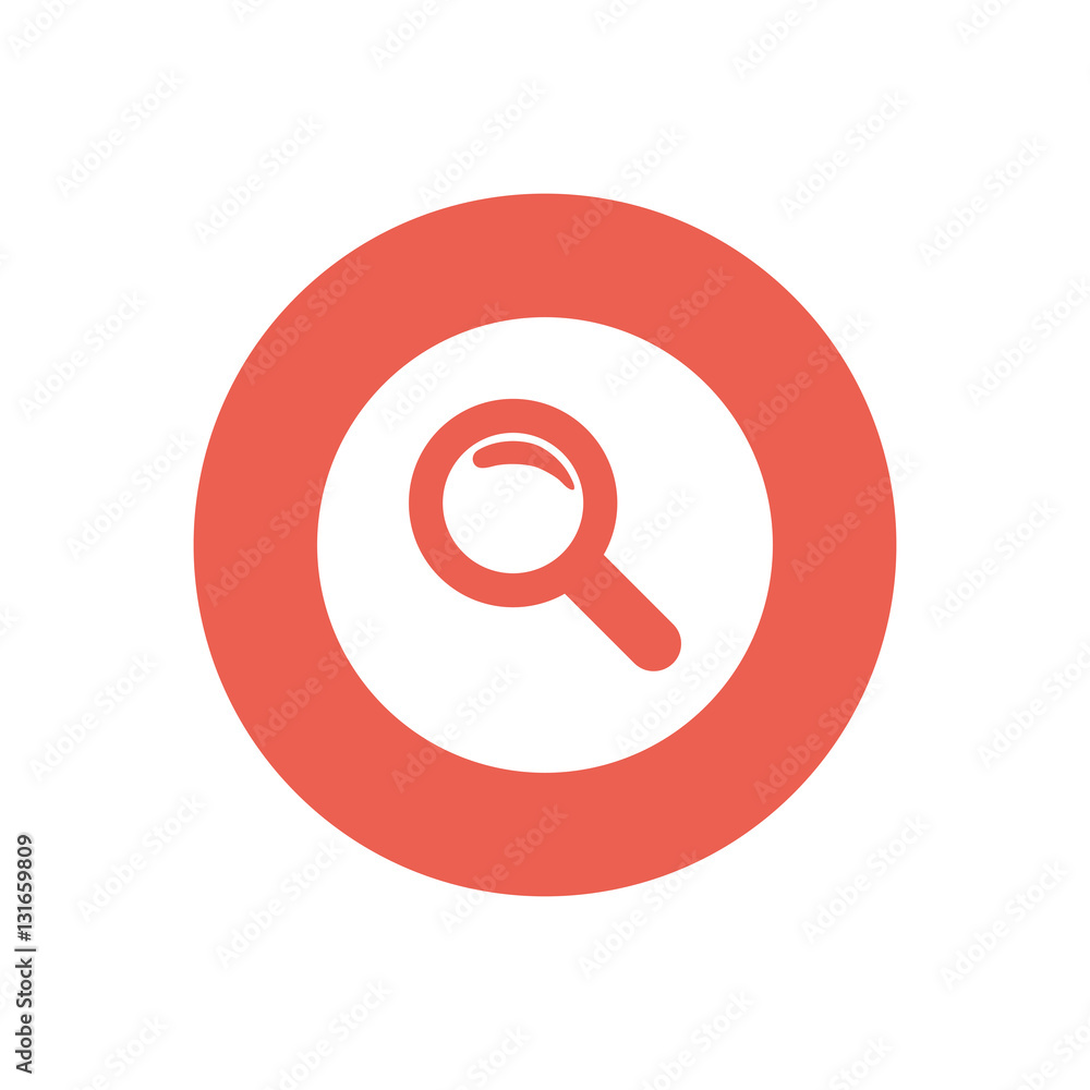 Magnifying glass lupe icon vector illustration graphic design Stock ...