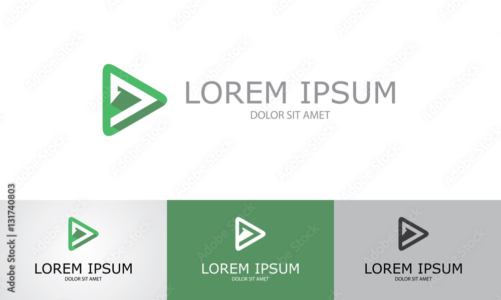 delta arrow logo Stock Vector | Adobe Stock