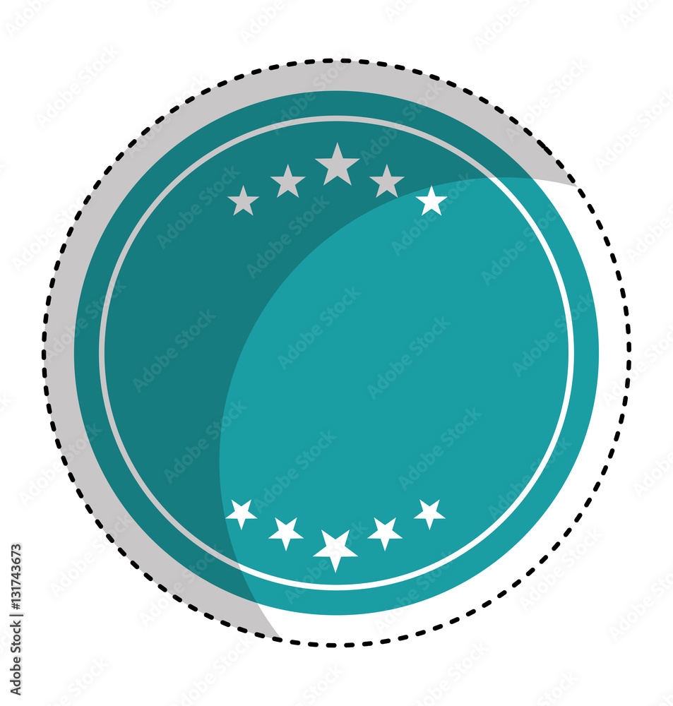 elegant circular frame icon vector illustration design Stock Vector ...