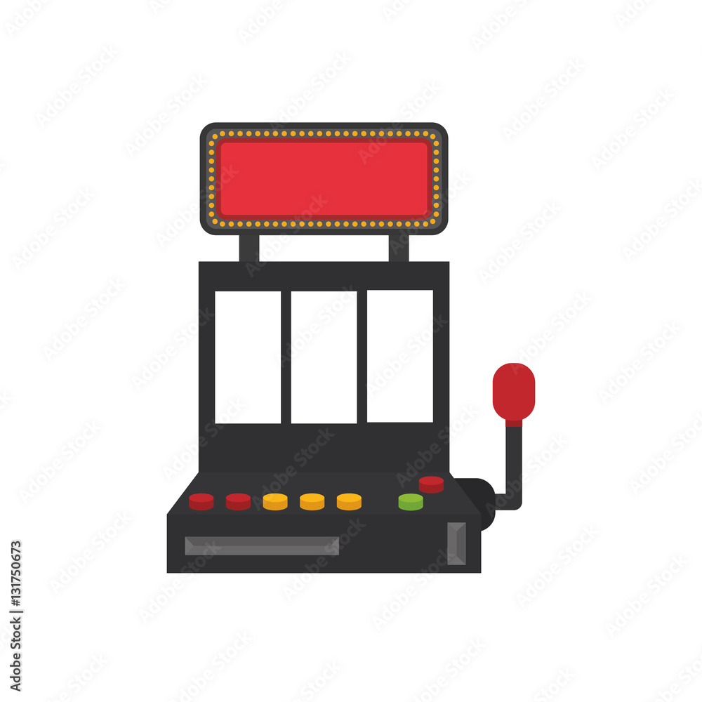Casino jackpot machine icon vector illustration graphic design Stock ...