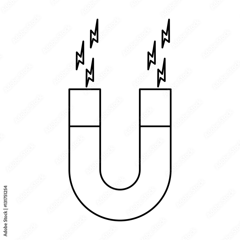 magnet laboratory isolated icon vector illustration design Stock Vector ...