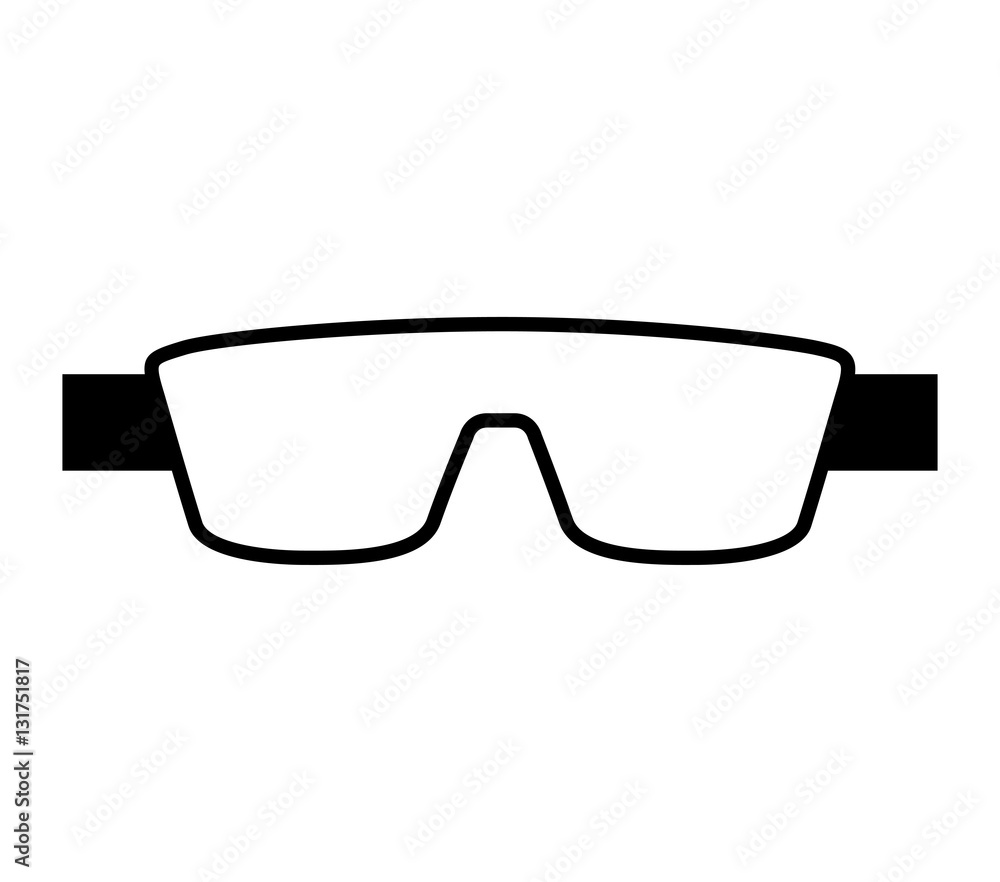 laboratory glasses isolated icon vector illustration design Stock ...