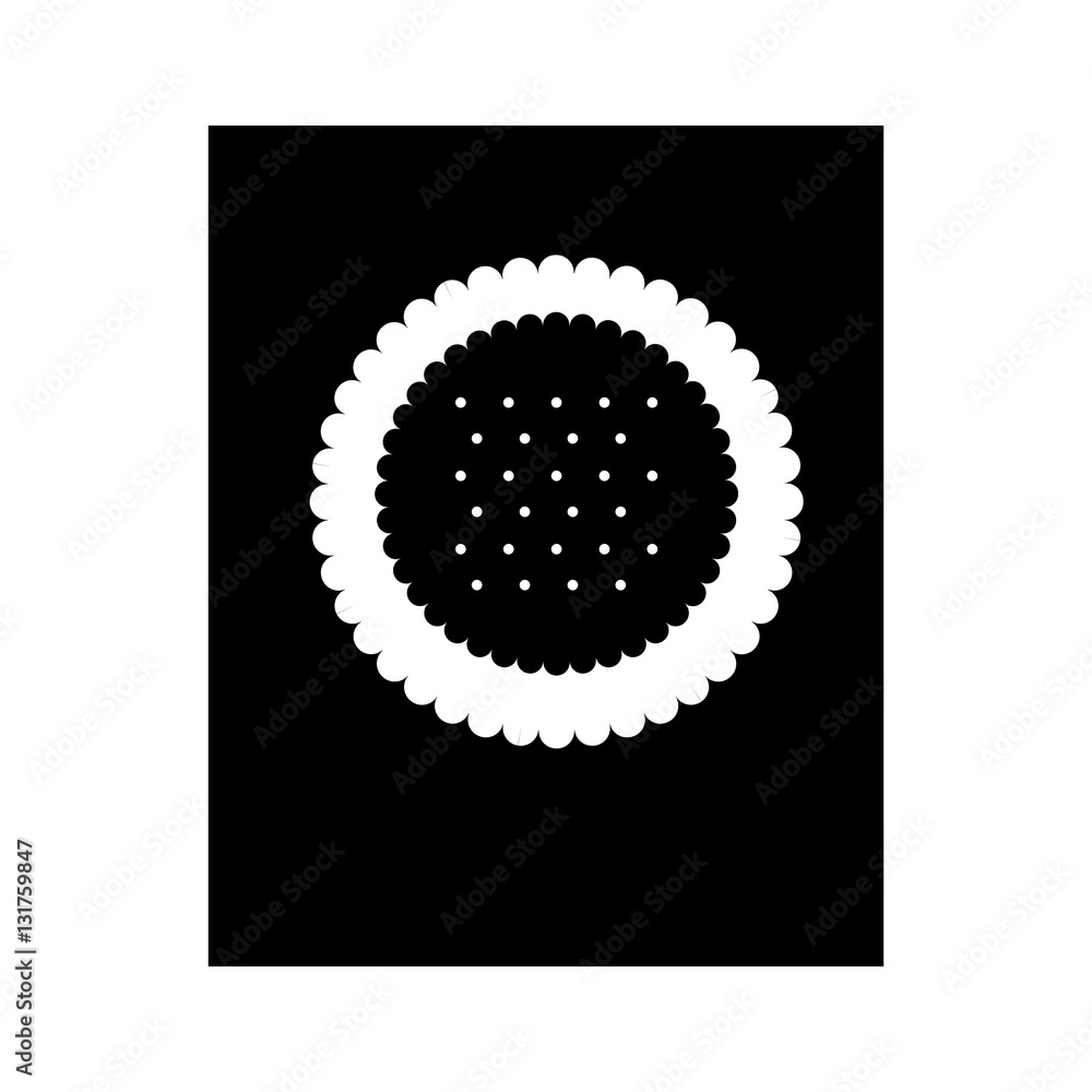 Delicious Sweet Cookies Icon Vector Illustration Design Stock Vector Adobe Stock