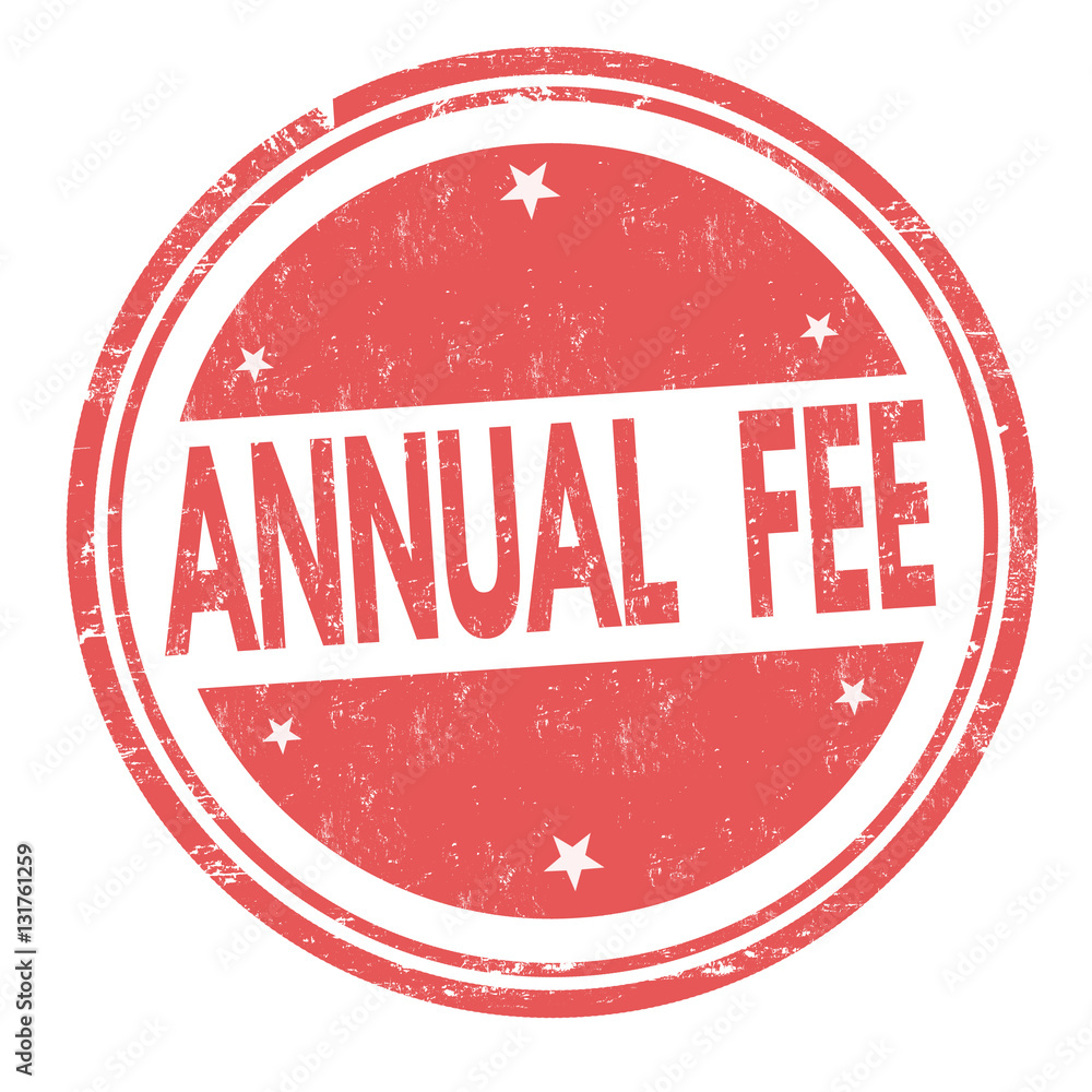 Annual fee sign or stamp Stock Vector | Adobe Stock